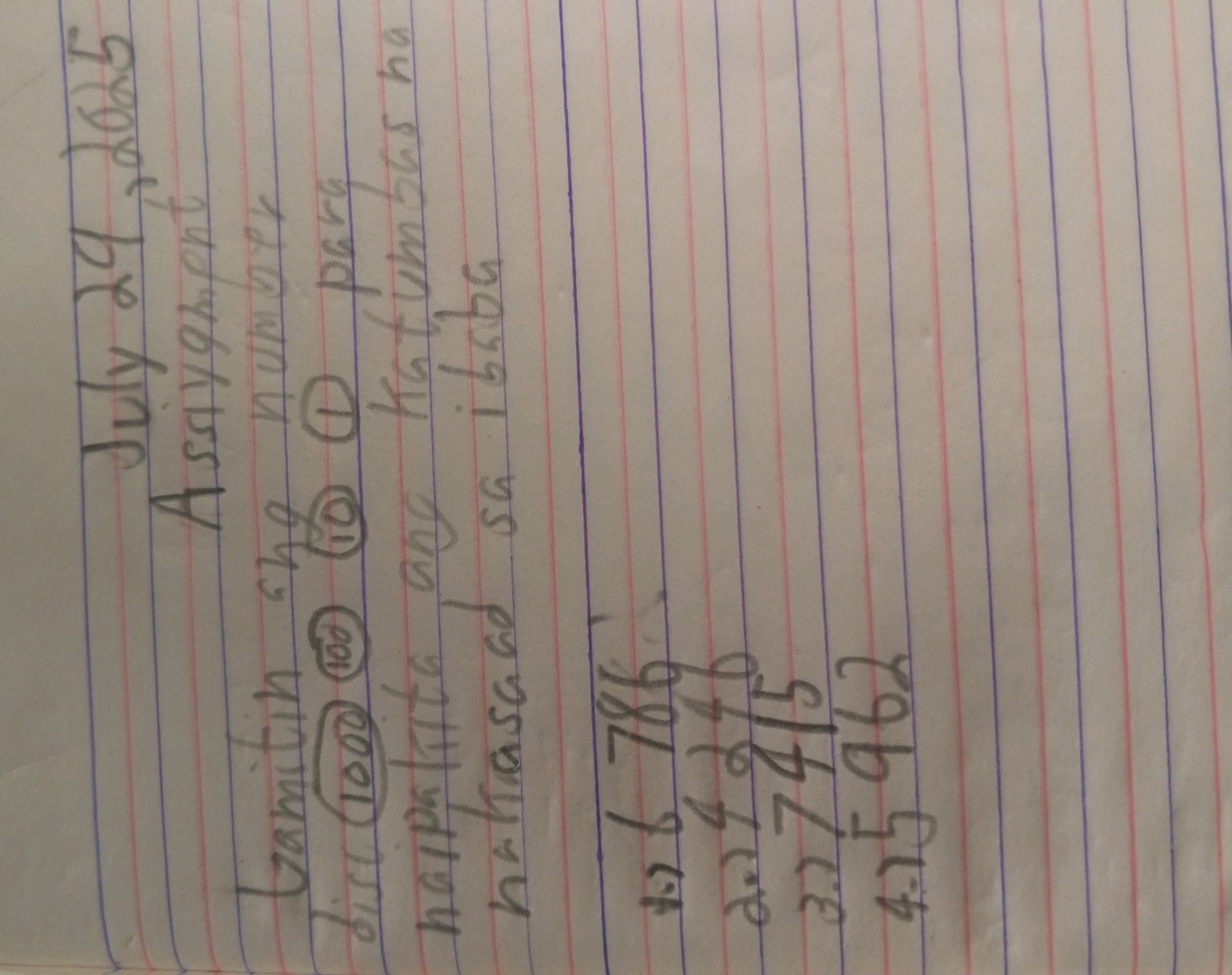 Gamitin ang number dist 1000 0 0 ① para | StudyX