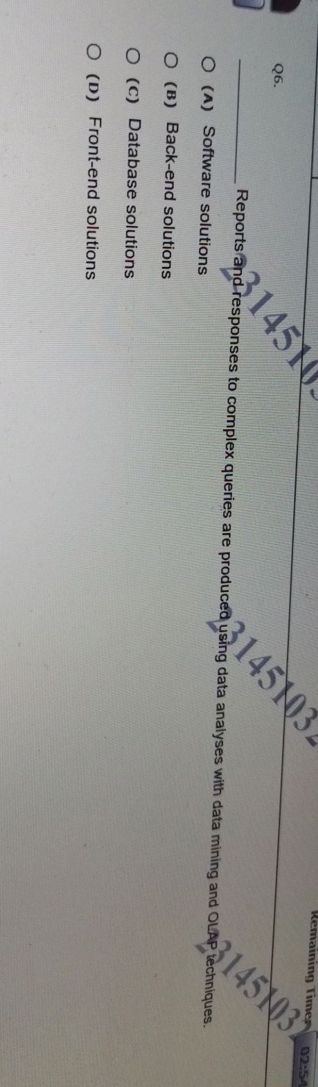 Q6. Reports and responses to complex queries | StudyX