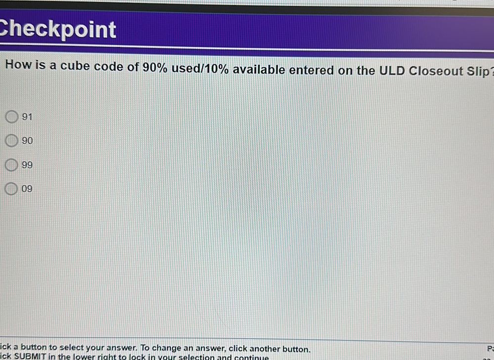 How is a cube code of 90% used/10% available | StudyX
