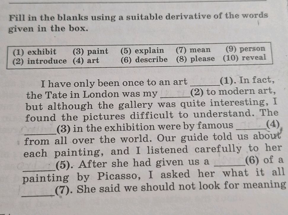 Fill in the blanks using a suitable | StudyX
