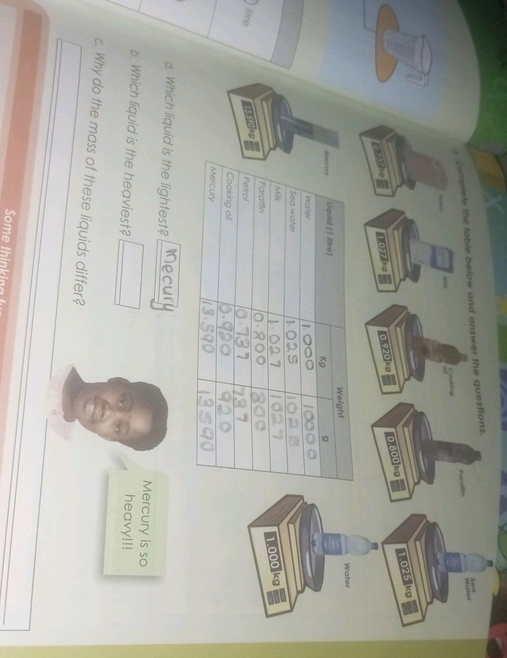 Complete the table below and answer the | StudyX