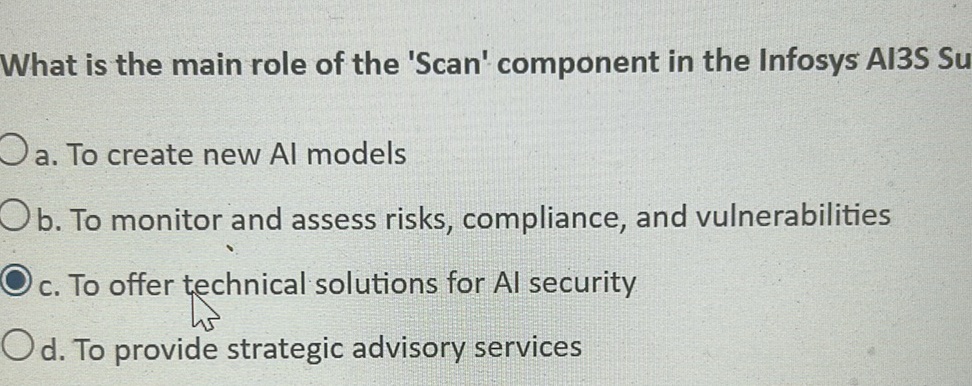 What is the main role of the 'Scan'