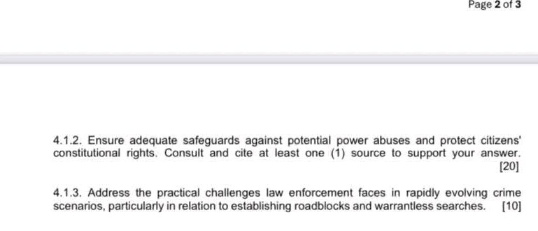 4.1.2. Ensure adequate safeguards against | StudyX