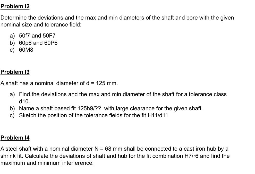Problem 12 Determine the deviations and the | StudyX