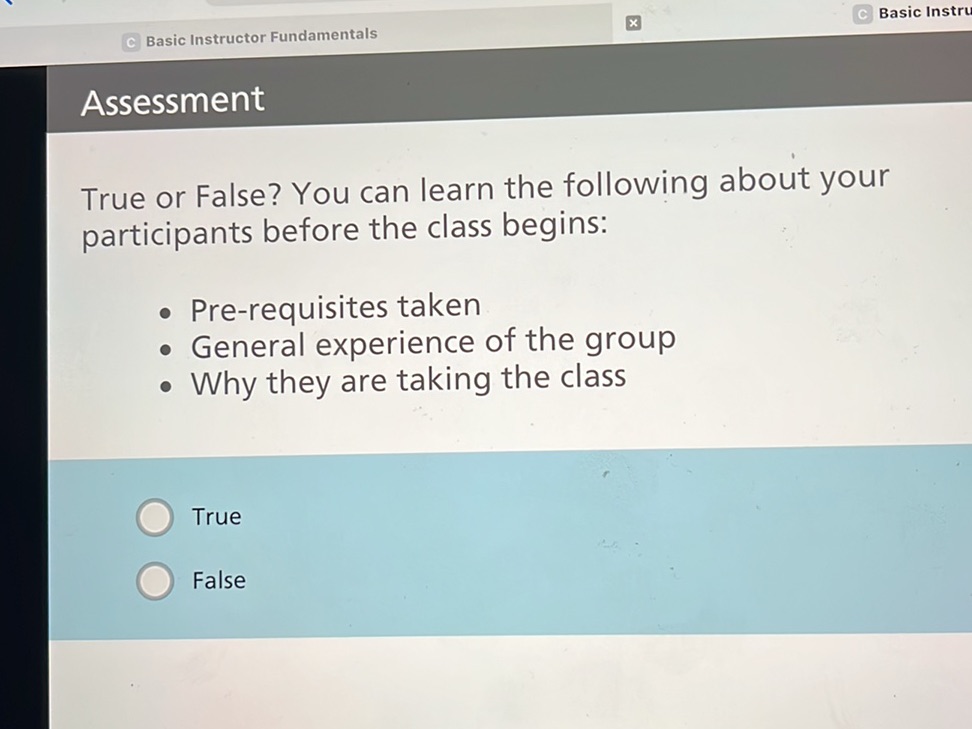 True or False? You can learn the following | StudyX