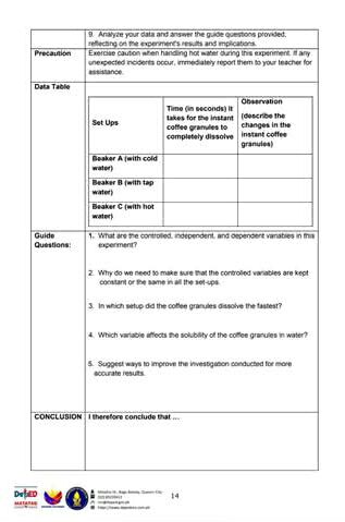 9. Analyze your data and answer the guide | StudyX