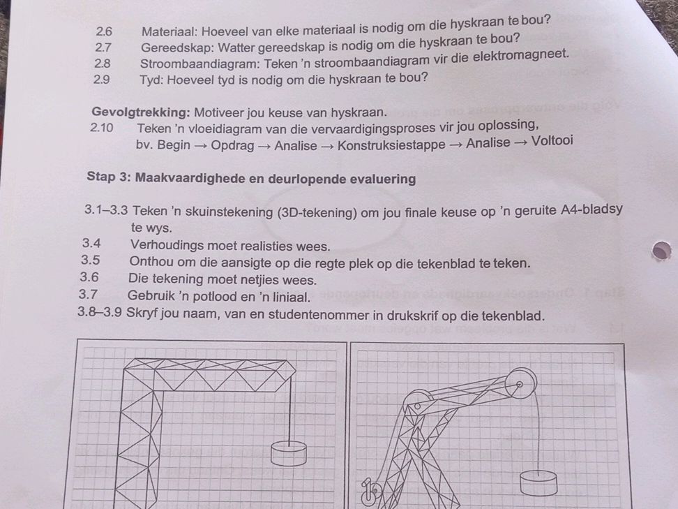 2.6 Materiaal: Hoeveel van elke materiaal is