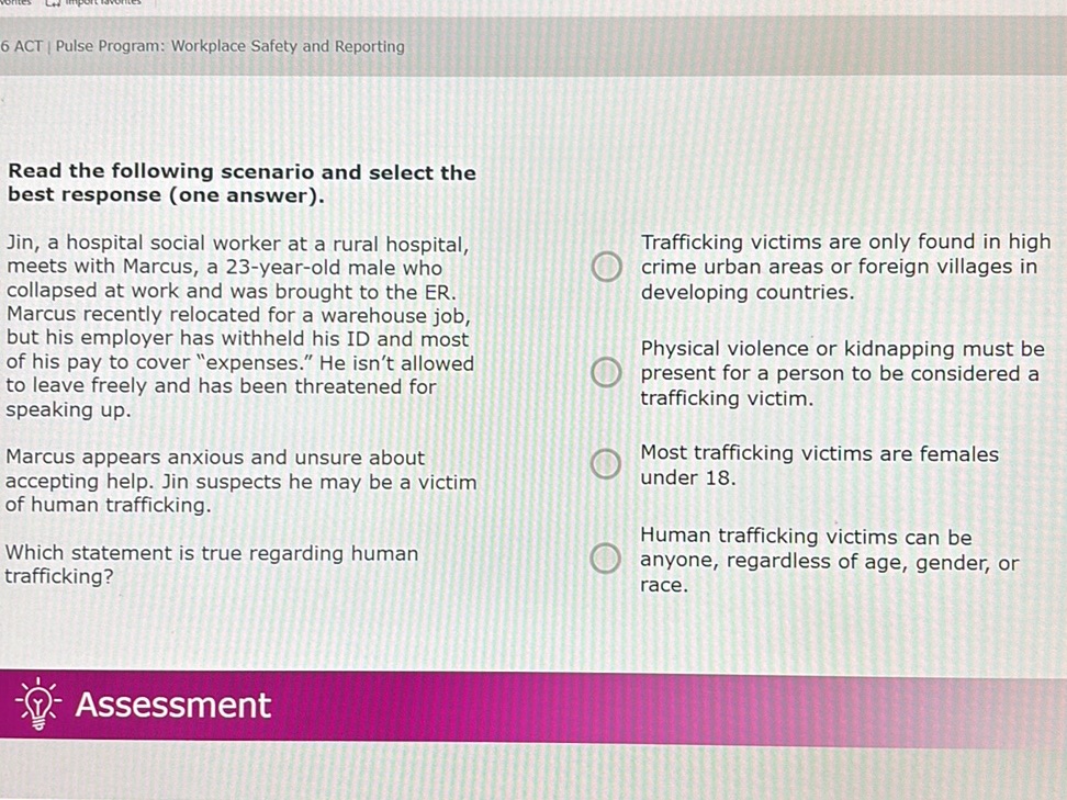 Read the following scenario and select the | StudyX