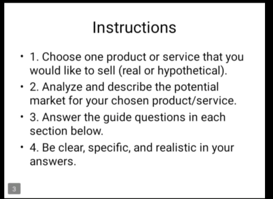Instructions 1. Choose one product or