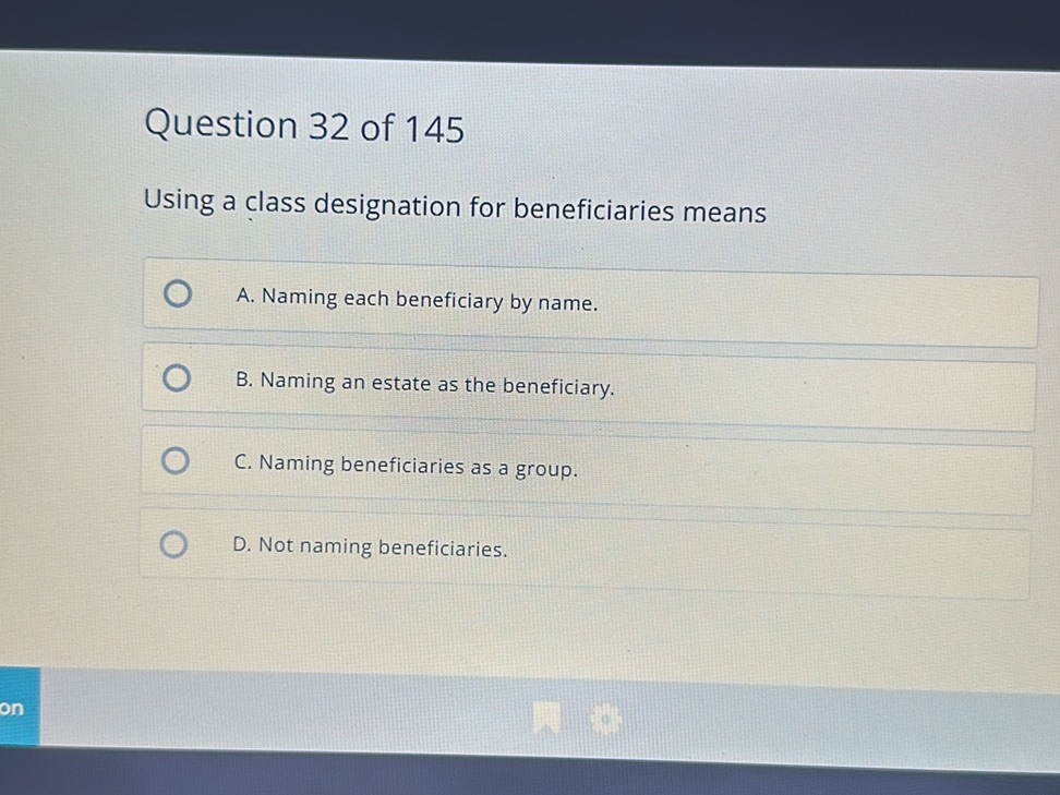 Question 32 of 145 Using a class | StudyX