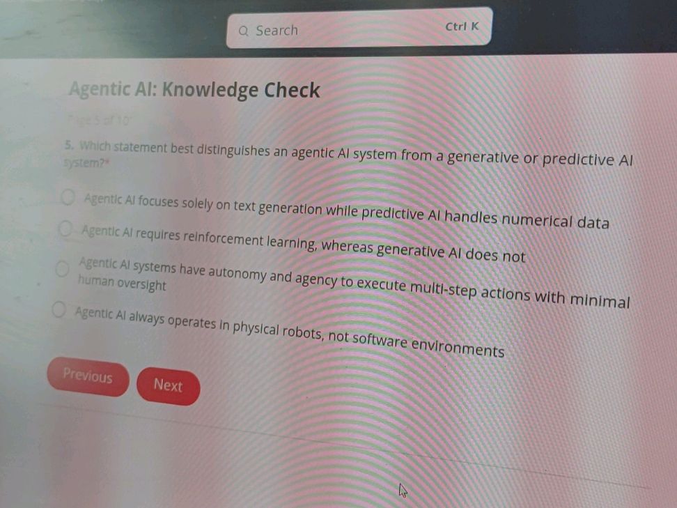 5. Which statement best distinguishes an | StudyX