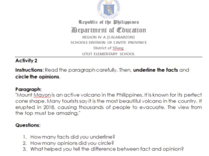 Instructions: Read the paragraph carefully. | StudyX