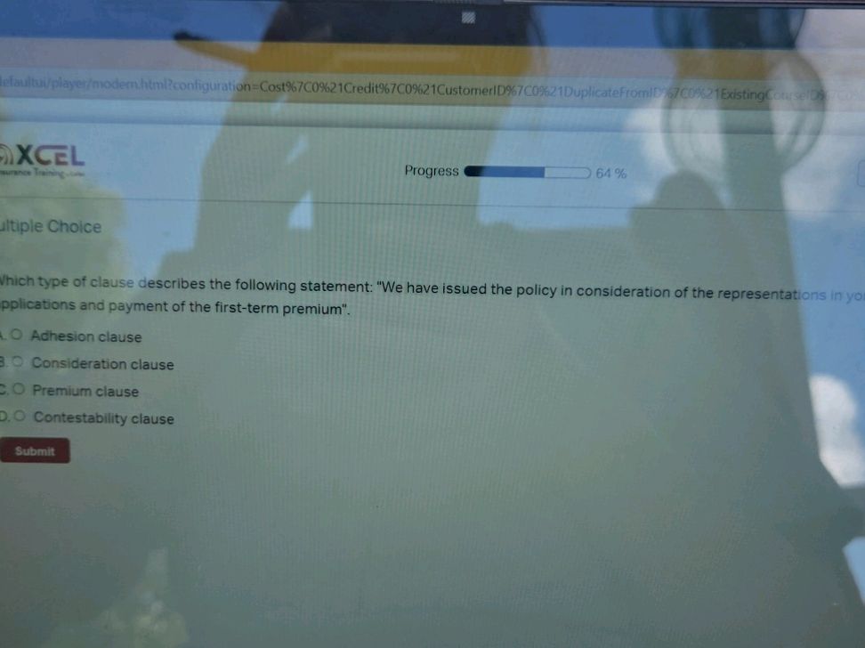 Which type of clause describes the following | StudyX