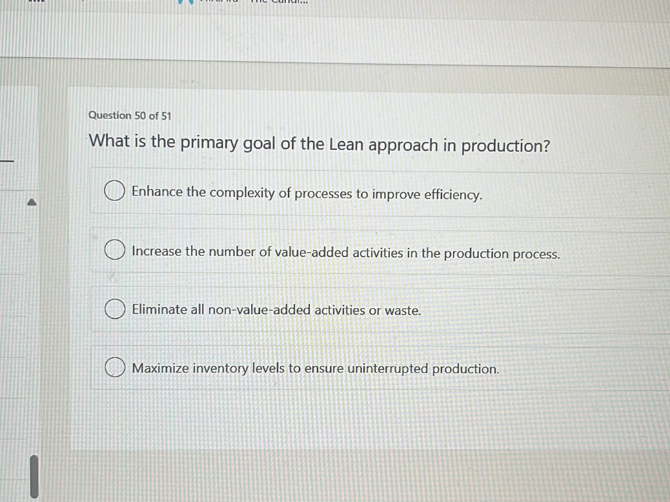 What is the primary goal of the Lean