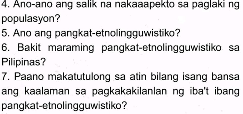 Ano-ano ang salik na nakaaapekto sa paglaki