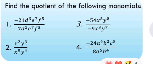 Find the quotient of the following | StudyX