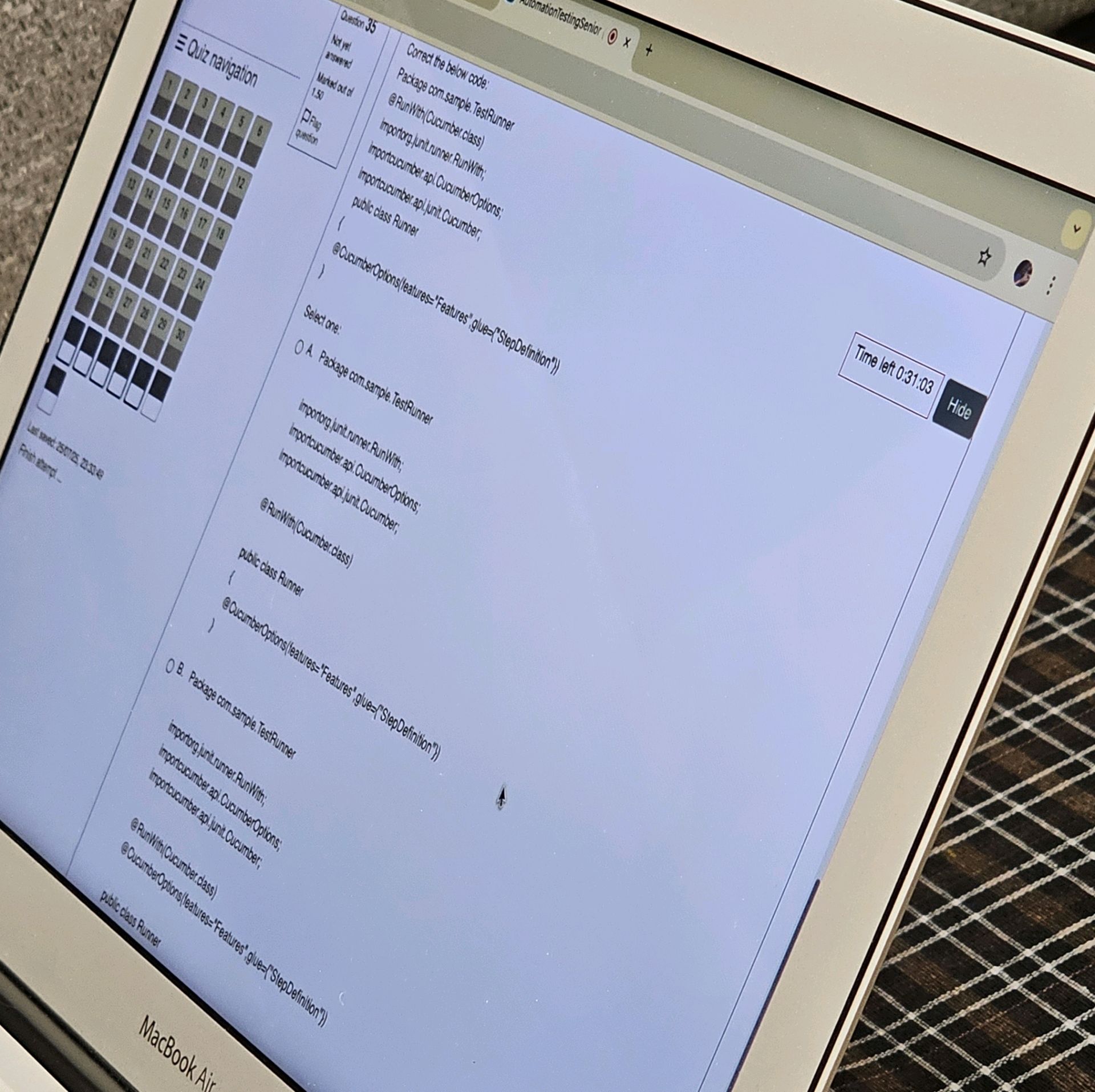 Correct the below code: Package | StudyX