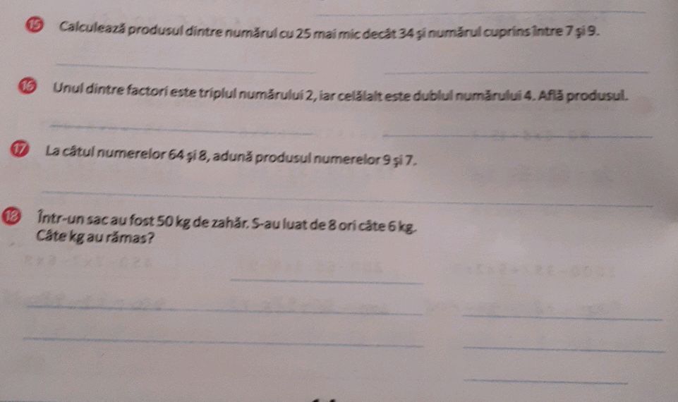 15. Calculează produsul dintre numărul cu 25 | StudyX