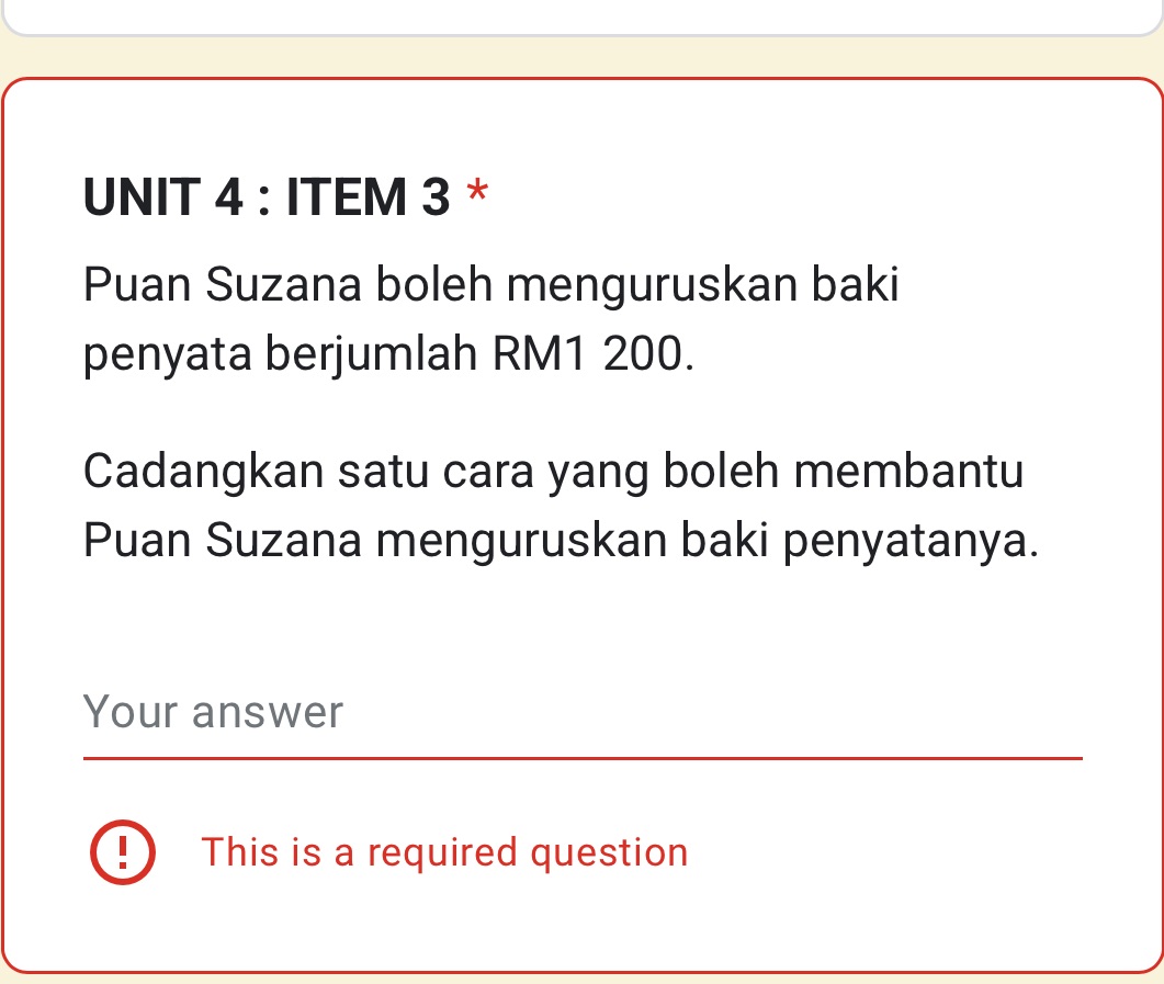 UNIT 4 : ITEM 3 * Puan Suzana boleh | StudyX
