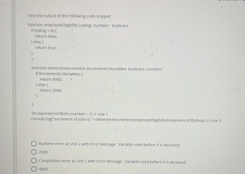 Find the output of the following code | StudyX