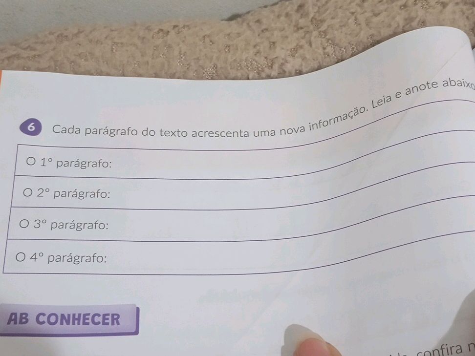 6 Cada parágrafo do texto acrescenta uma | StudyX