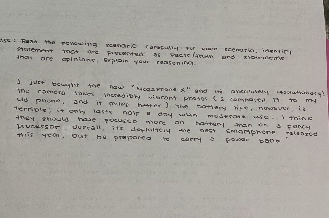 Read the following scenario carefully. For | StudyX