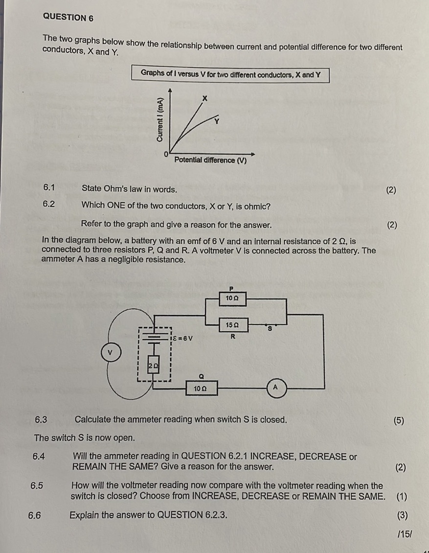 6. The two graphs below show the | StudyX