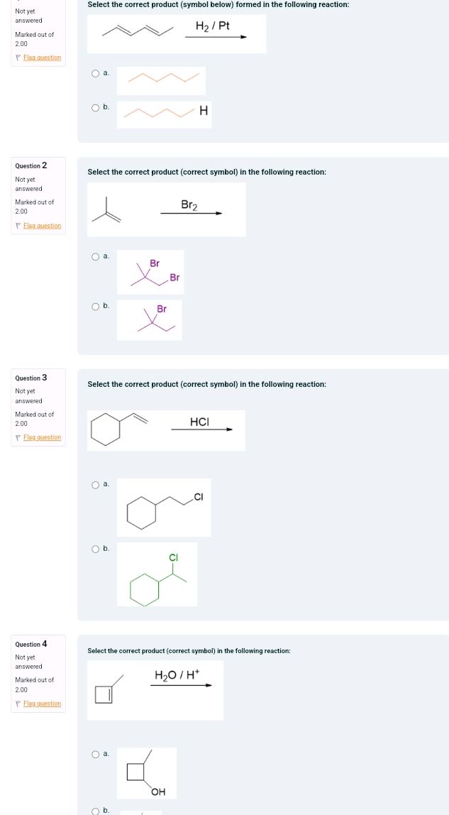 Select the correct product (symbol below) | StudyX