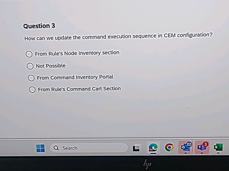 Question 3 How can we update the command | StudyX