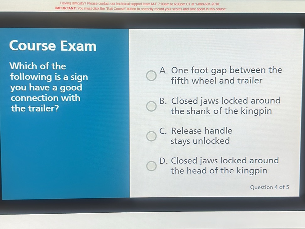 Which of the following is a sign you have a | StudyX