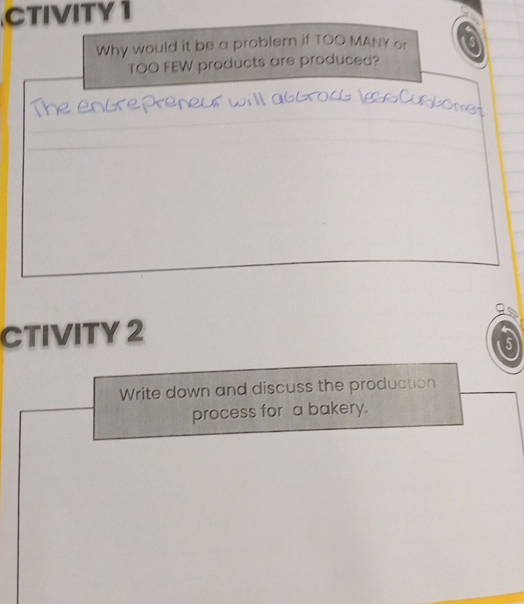 Why would it be a problem if TOO MANY or TOO | StudyX