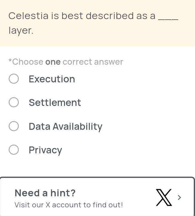 Celestia is best described as a ____ layer. | StudyX