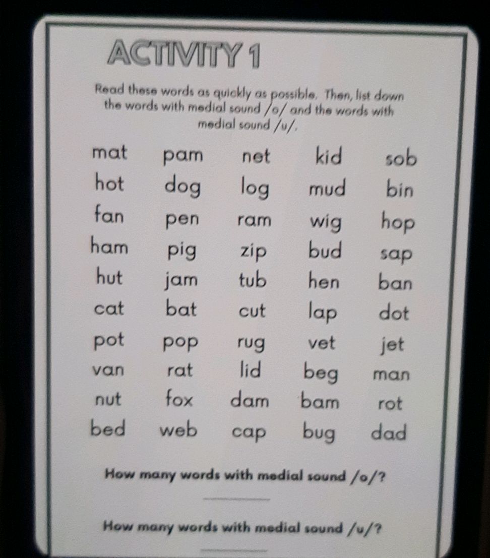 Read these words as quickly as possible. | StudyX