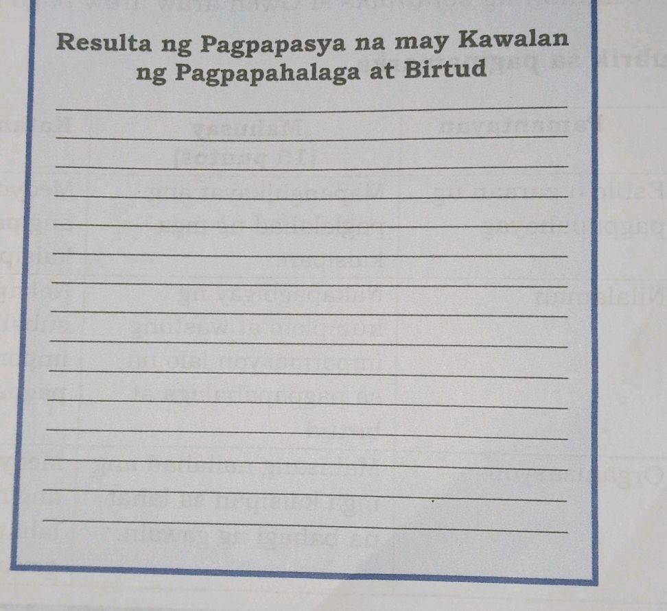 Resulta ng Pagpapasiya na may Kawalan ng