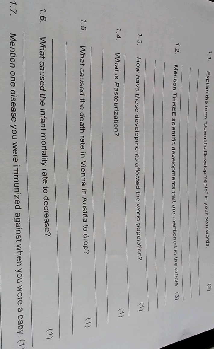 1.1. Explain the term "Scientific | StudyX