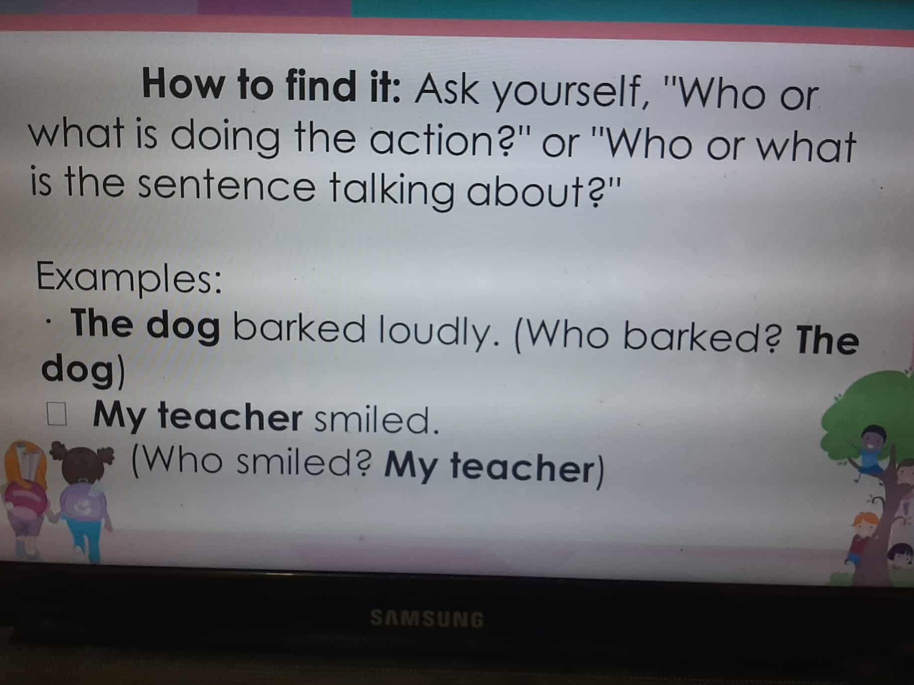 How to find it: Ask yourself, "Who or what | StudyX