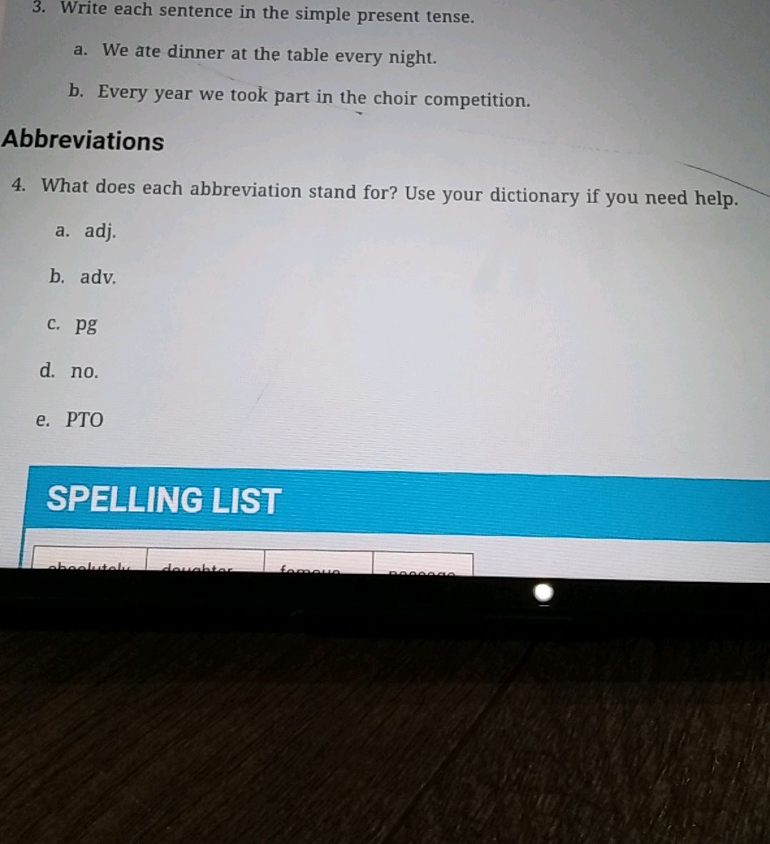 4. What does each abbreviation stand for? | StudyX
