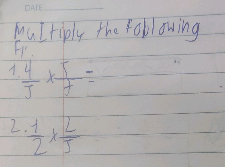 Multiply the following fractions: $ | StudyX