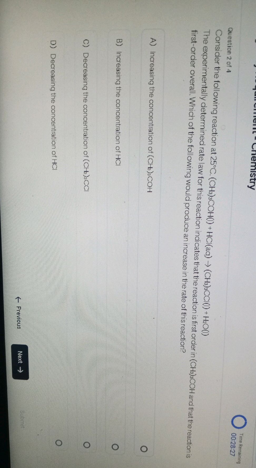 Consider the following reaction at 25°C. | StudyX