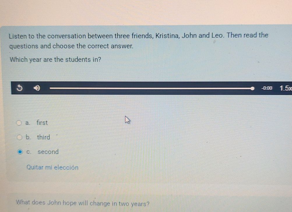 Listen to the conversation between three | StudyX