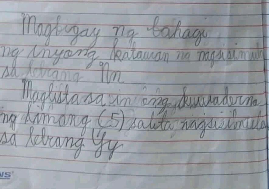 Nagbigay ng bahagi ng inyong katawan na