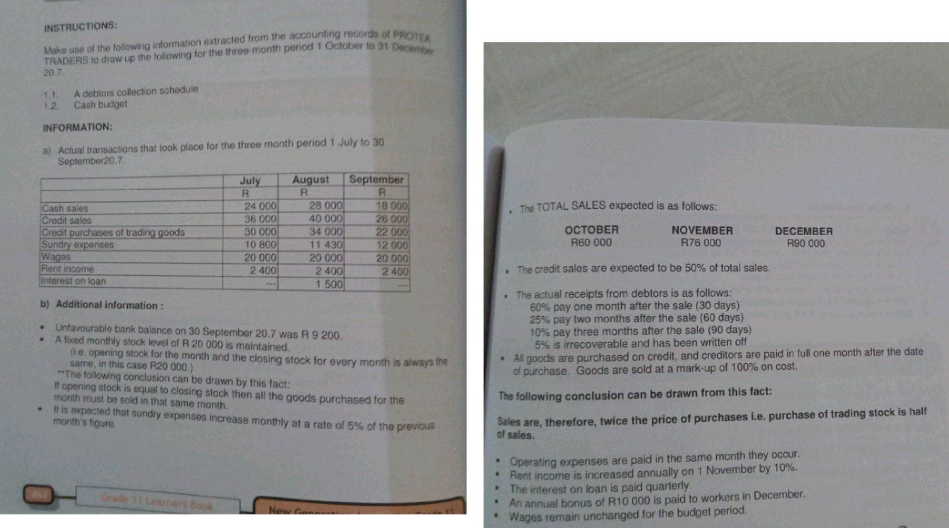 INSTRUCTIONS: Make use of the following | StudyX