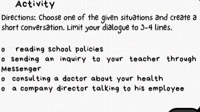 Directions: Choose one of the given | StudyX