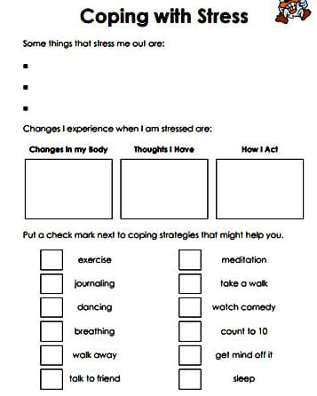 Some things that stress me out are: Changes | StudyX