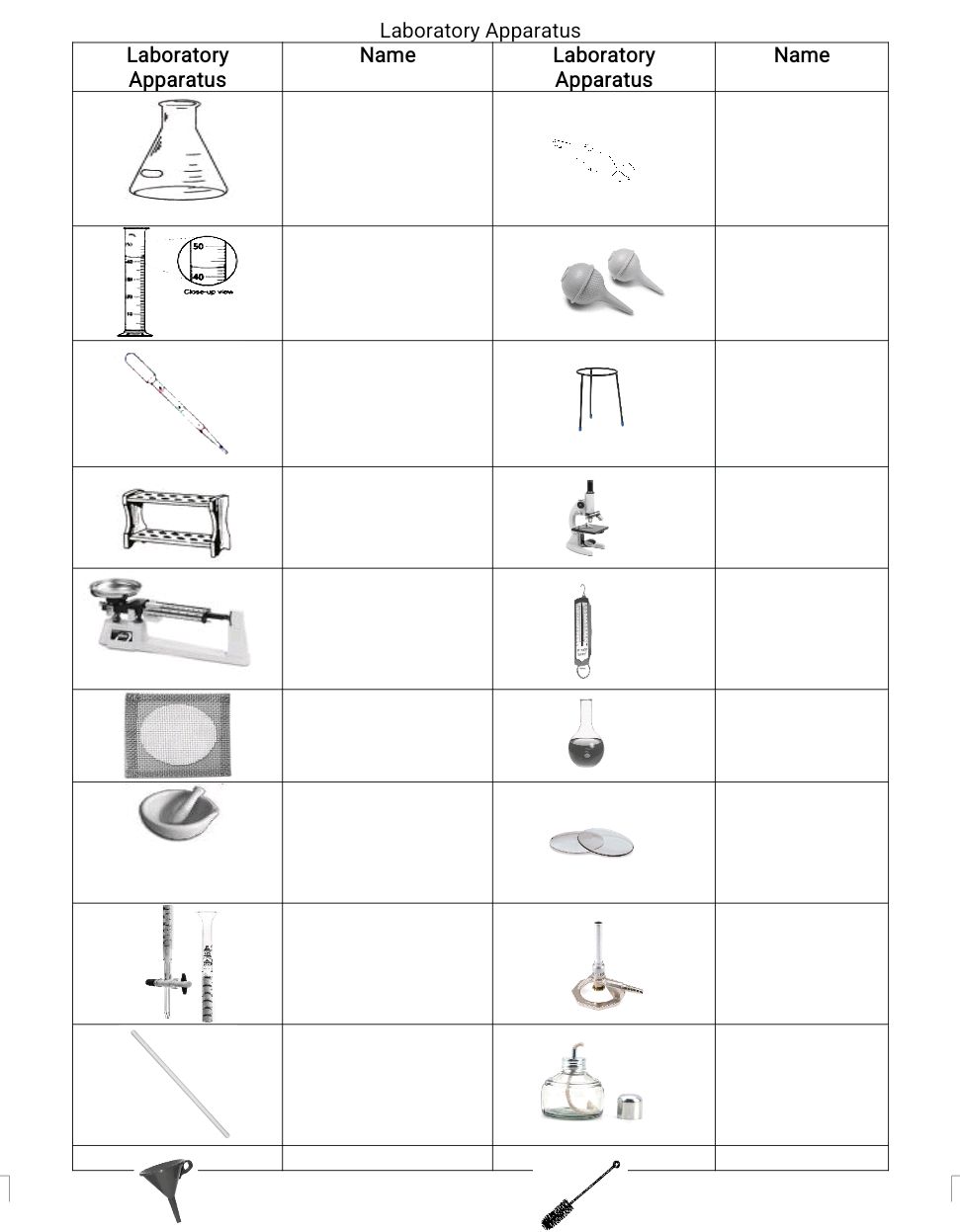 The image shows a table with the title