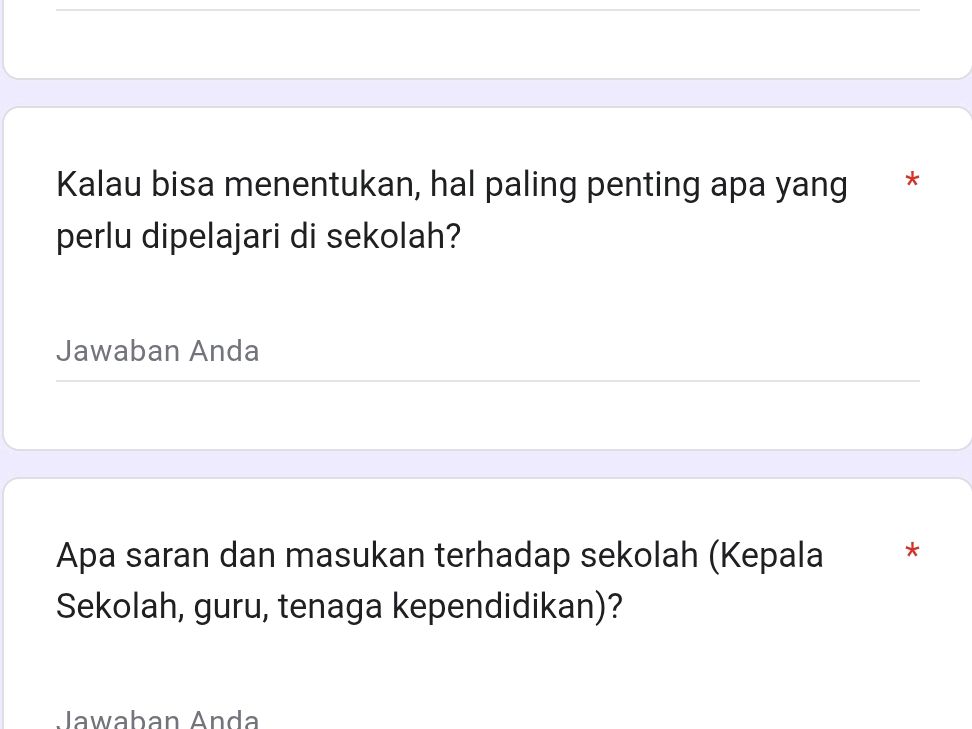 Kalau bisa menentukan, hal paling penting | StudyX