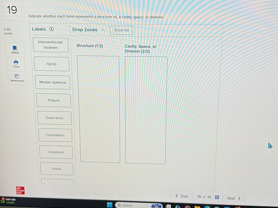 Indicate whether each term represents a | StudyX