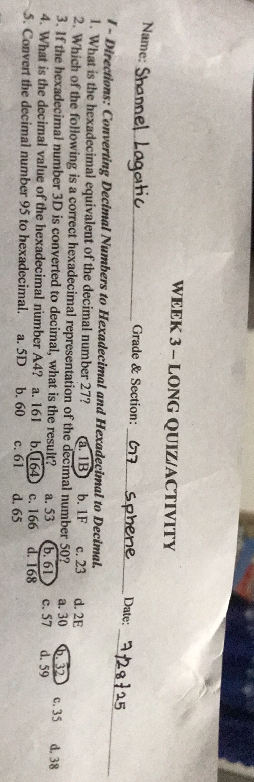 1- Directions: Converting Decimal Numbers to | StudyX