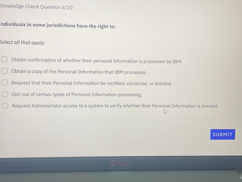 Individuals in some jurisdictions have the | StudyX