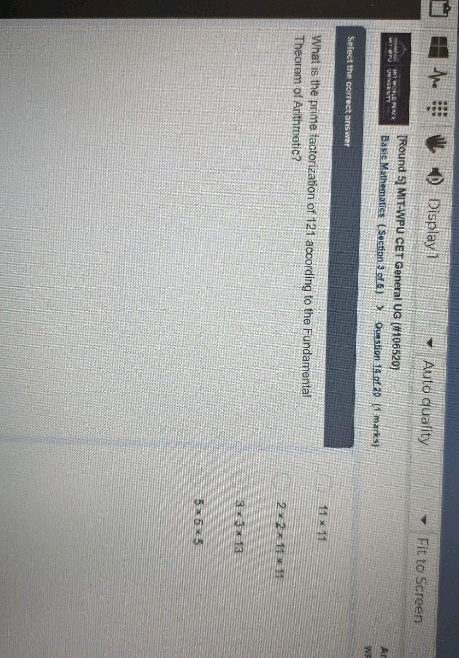 What is the prime factorization of 121 | StudyX